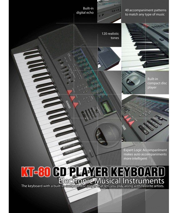 CD Player Keyboard KT-80